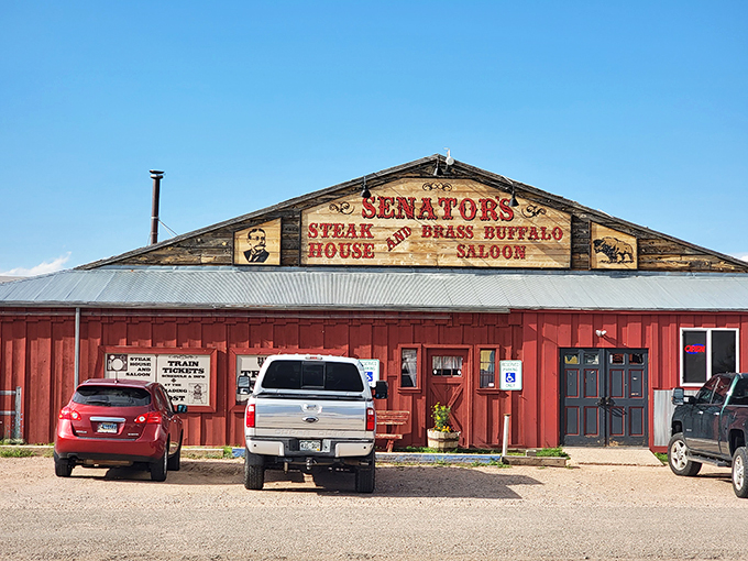 Senator's Steakhouse: Where the only filibuster is deciding what cut to order! This red-hot spot looks ready to serve up some bipartisan deliciousness.