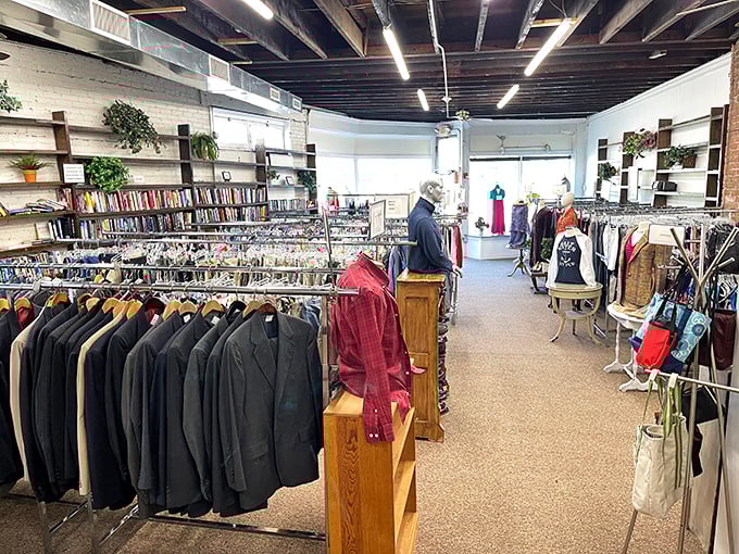 "St Paul's Thrift Shop: Where every purchase comes with a side of history. This place gives 'Sunday best' a whole new meaning!"