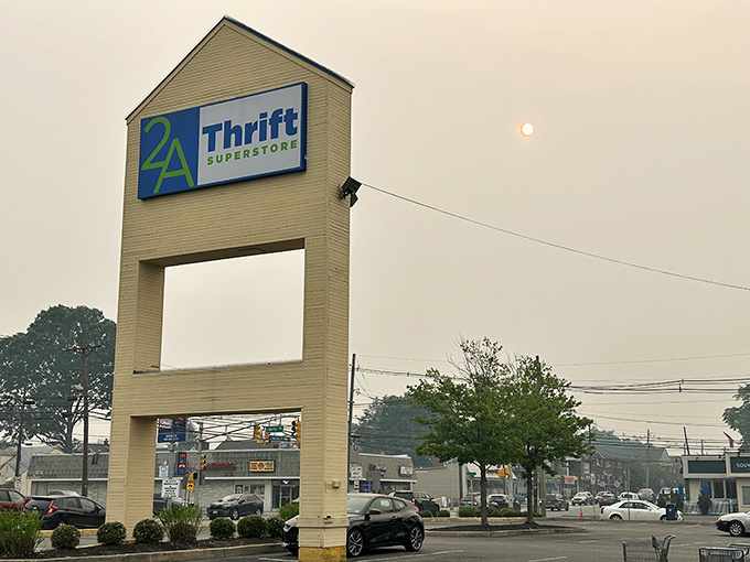 Thrifting dreams come true at 2nd Ave! This superstore's grand entrance hints at the treasure trove of bargains waiting inside.