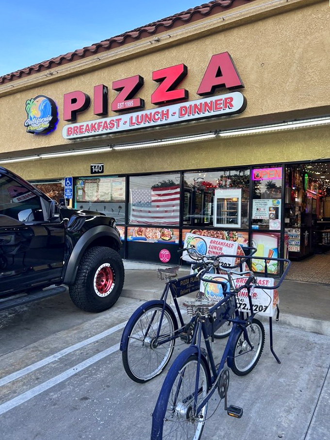 Breakfast, lunch, or dinner &ndash; this Anaheim spot is your pizza pal 24/7. Who says you can't have pizza for breakfast? Not these folks!