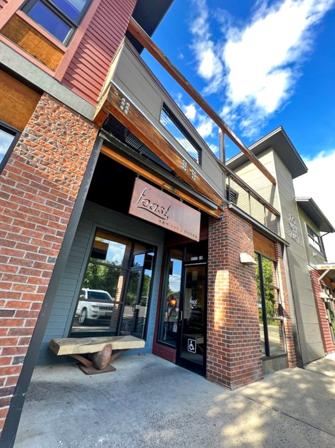 Bozeman's seafood oasis: Feast Raw Bar. It's like finding a pearl in your... well, you know the rest!