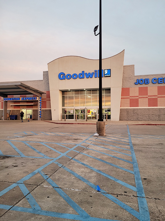 "Day or night, this Goodwill shines bright. It's like Las Vegas for thrifters, minus the slot machines."