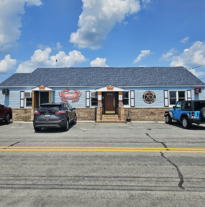 Sambo's: Where the crabs are fresh and the tales are tall. This tavern has been perfecting the art of the crab feast since Elvis was just a pelvis.