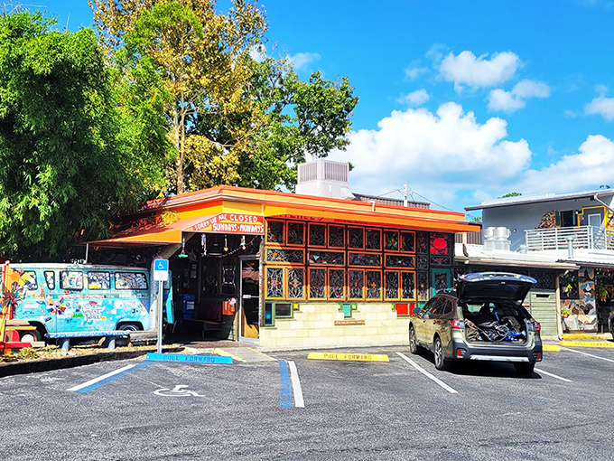 Prepare for a flavor explosion in a kaleidoscope setting. Satchel's proves pizza can be a feast for both eyes and stomach.