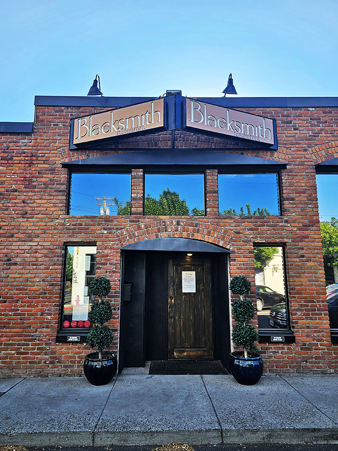 From anvils to appetites! This cozy steakhouse proves that sometimes, the best things come in brick packages.