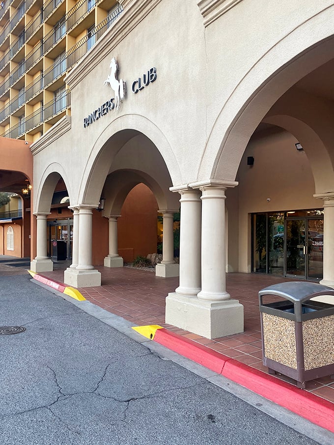 Nighttime elegance at The Ranchers Club. It's like the Cinderella story, but instead of a pumpkin turning into a carriage, a cow becomes a culinary masterpiece!