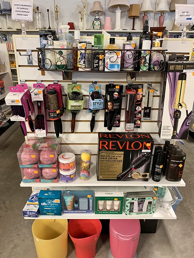 Bad hair day? No problem! This beauty aisle has enough tools to tame even the wildest of manes.
