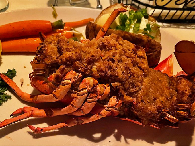 The best-stuffed lobster in town? More like the best-stuffed lobster this side of the Atlantic! It's a flavor explosion waiting to happen.
