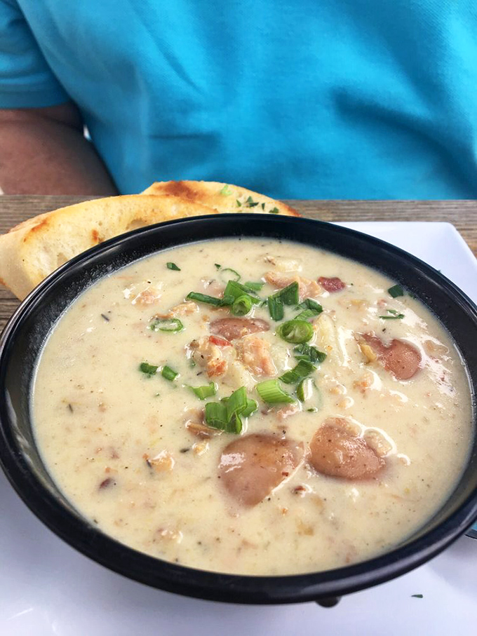 "The best clam chowder in town? More like the best this side of the Mississippi! This bowl is so packed with flavor, it could make a New Englander homesick."