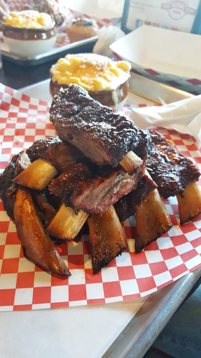 Meat candy alert! These ribs are so perfectly glazed, they could double as modern art. Eat first, admire later.