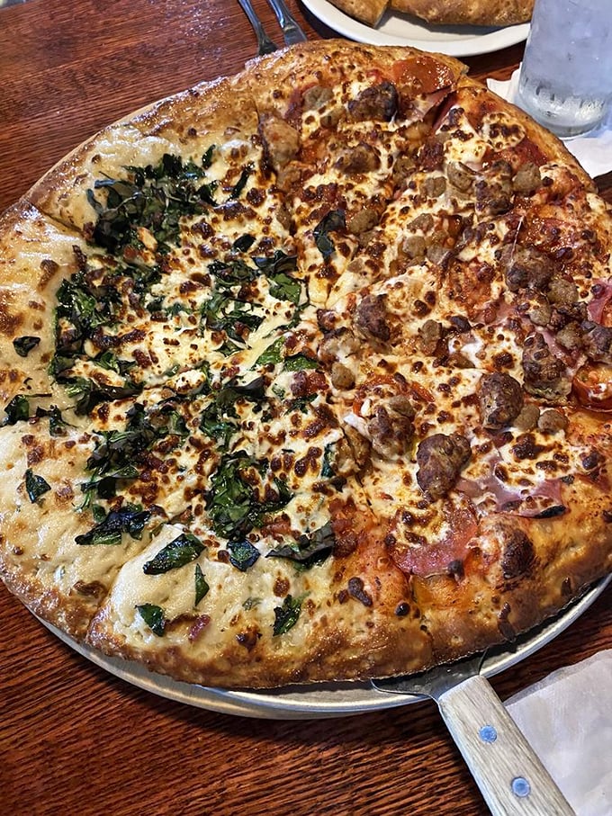 The Bianca Neve: A snow-white wonder that proves sometimes the best pizzas come without a drop of red sauce.