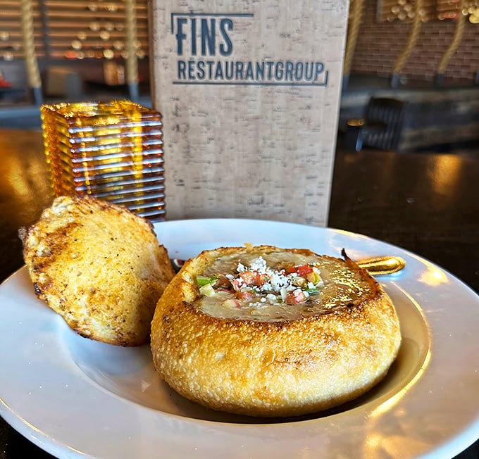 Soup-er hero alert! This clam chowder in a bread bowl is here to save your taste buds from mundane meals.