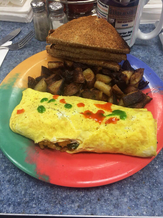 Mad Max would trade his last drop of gasoline for this omelet. It's a post-apocalyptic party on a plate!