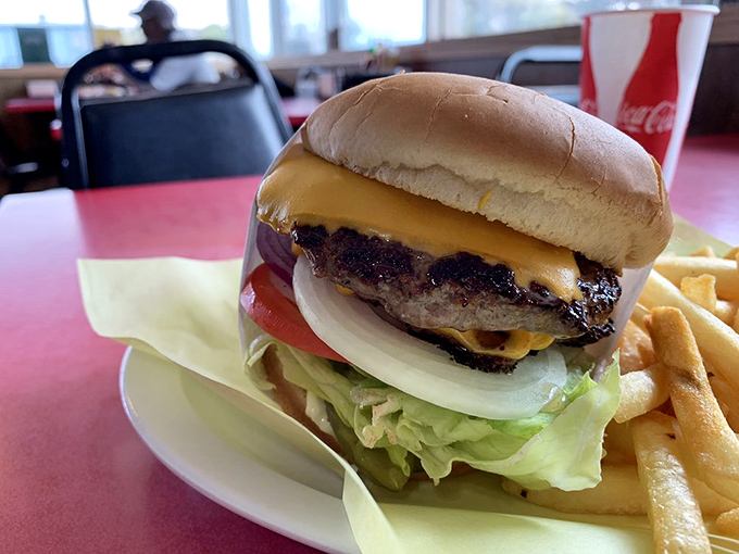 The dynamic duo of diner delights! This burger and fries combo is the Batman and Robin of comfort food.