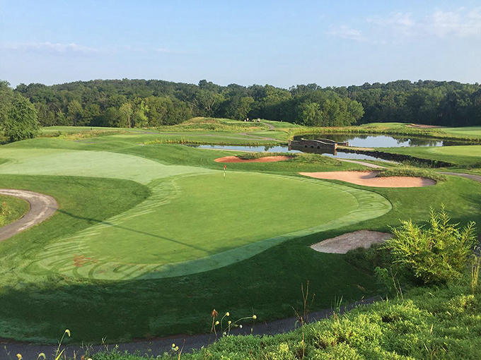 Fore score and seven years ago... our forefathers never imagined we'd be teeing off where cannons once roared. Talk about a hole-in-one for history!