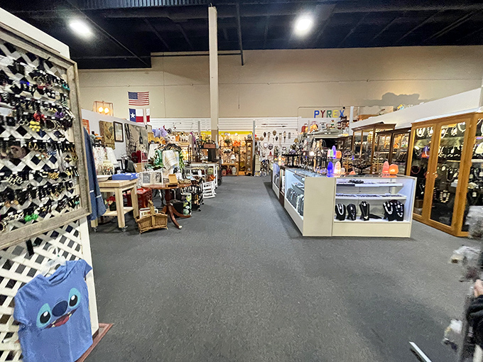 Treasure hunters, rejoice! This aisle is shinier than a disco ball and twice as fun to explore.