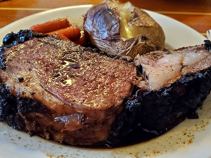 Juicy, tender, and cooked to perfection. This prime rib isn't just a meal; it's a religious experience for your taste buds.