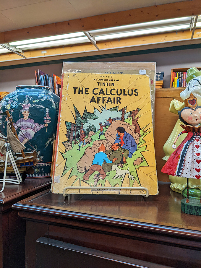 Tintin takes on calculus? This rare find proves that even comic book heroes need to brush up on their math skills occasionally.