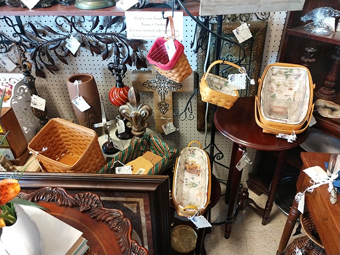 Rustic chic or shabby shenanigans? This corner's got more layers than a vintage onion - and probably smells better too!