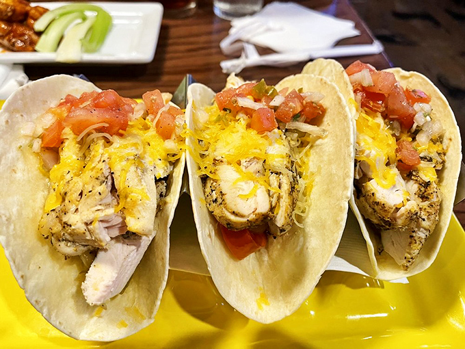 Taco 'bout a flavor fiesta! These handheld happiness machines are bursting with more color than a Pixar movie. Ole!