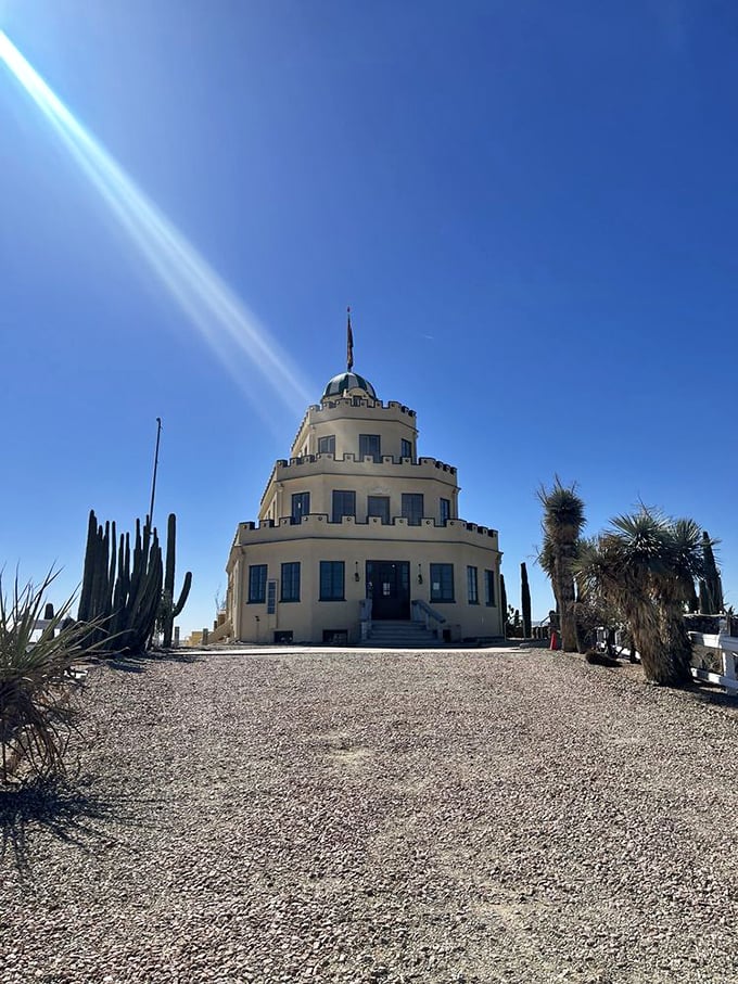 Is it a castle? A spacecraft? Or the world's fanciest cactus planter? Tovrea Castle keeps you guessing from every angle.