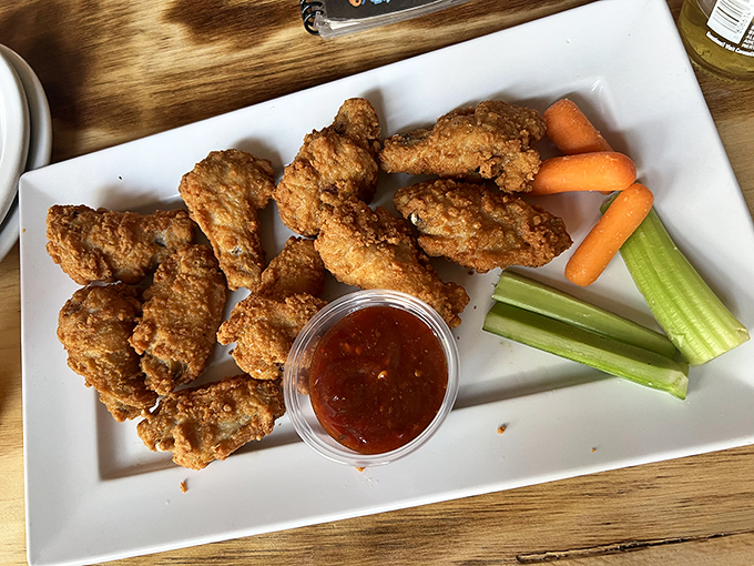 Wings so crispy, they could make a mermaid trade her tail for legs! Dive in and let your taste buds take flight.