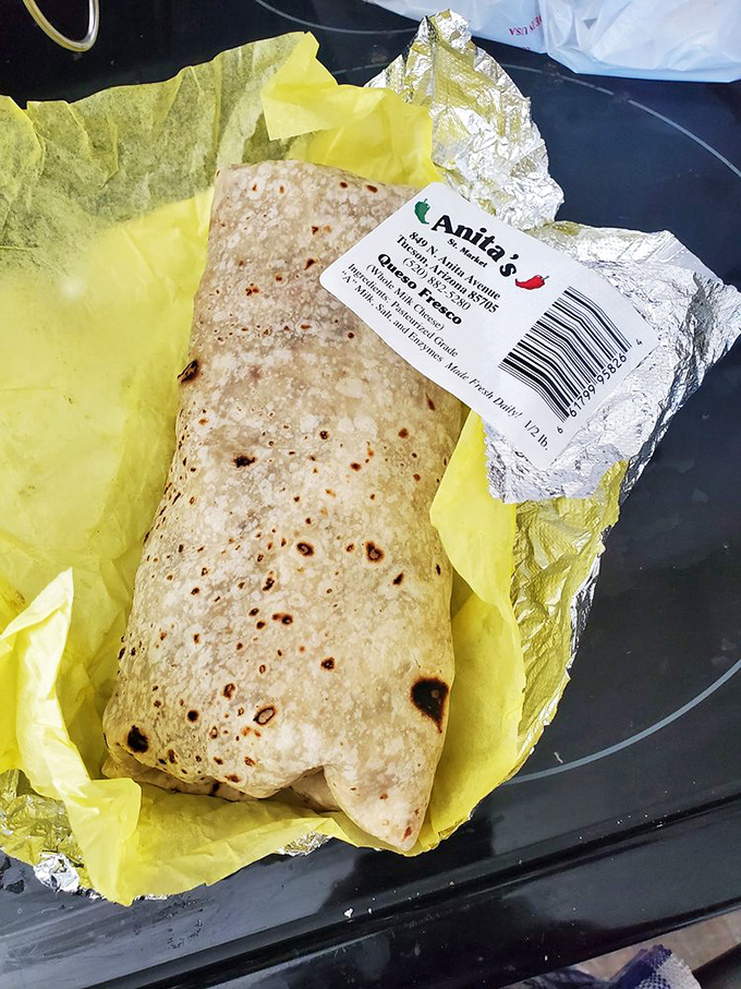 Holy guacamole! This burrito isn't just good, it's frame-worthy. If da Vinci painted Mexican food, this would be his Mona Lisa.