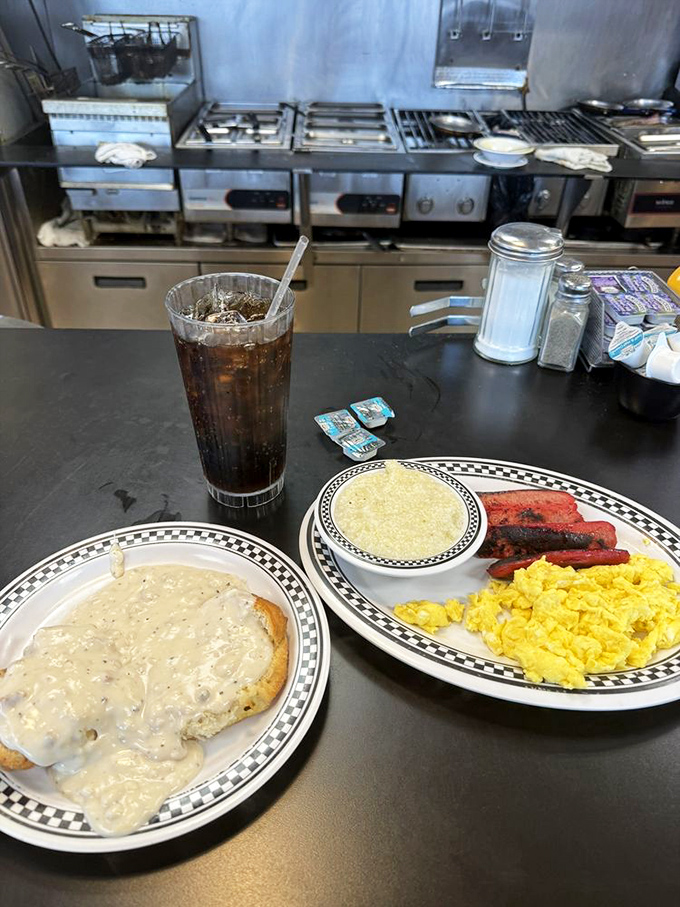 Comfort food alert! These biscuits and gravy look so good, they might make your grandma jealous.