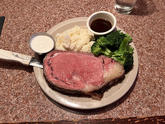 Pink in the middle, charred on the outside, this prime rib doesn't need filters or fancy lighting&mdash;just your undivided attention and appreciation.