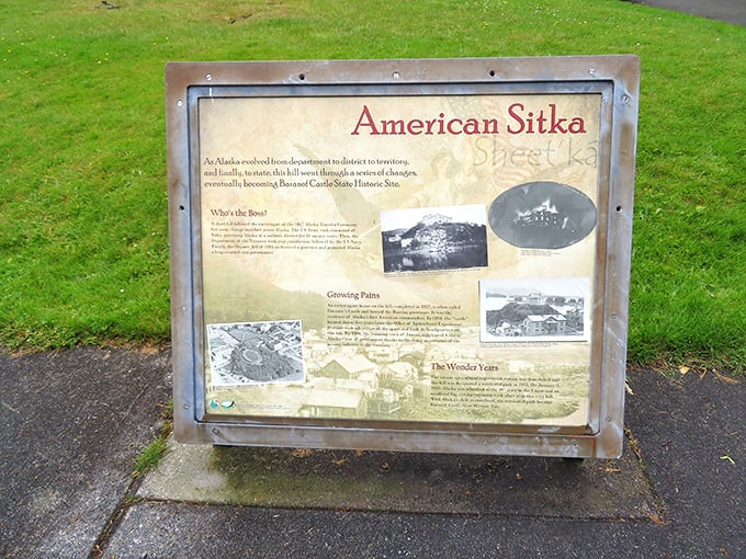 American Sitka: Where bald eagles soar and history runs deeper than your great-aunt's secret cookie recipe.