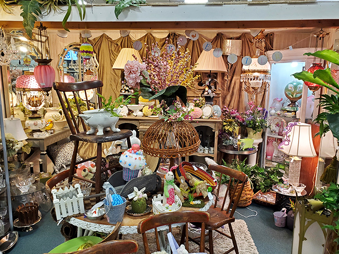 Who needs a green thumb when you can have a plastic jungle? This artificial garden is blooming with nostalgia and never needs watering!