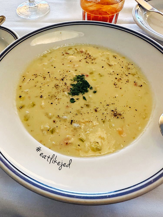 Three's company! These adorable oyster crackers are ready to dive into a creamy sea of chowder perfection.