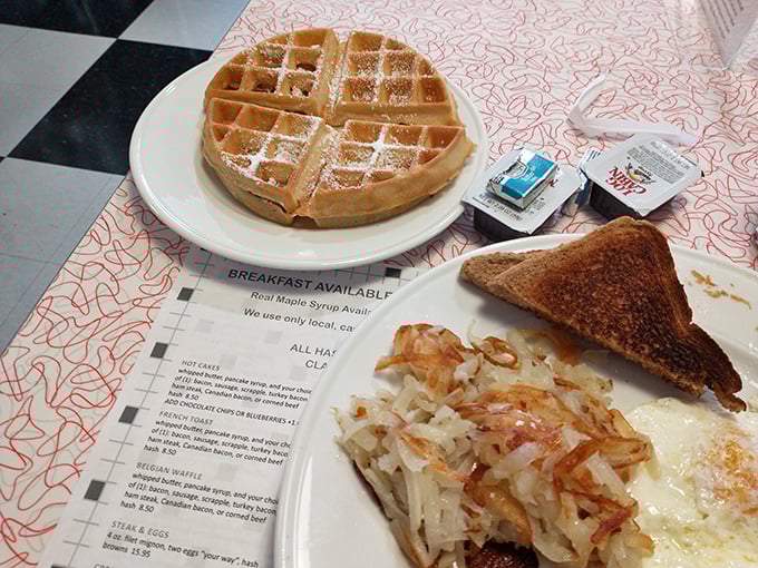 Breakfast of champions? More like breakfast of food gods! This waffle plate is so good, it might just solve world peace.