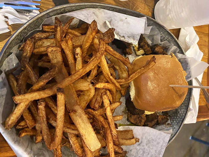 These aren't just fries; they're golden wands of potato magic, ready to cast a spell of satisfaction on your taste buds.