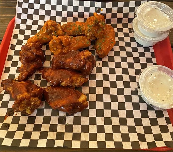 Wings that don't just whisper heat but deliver a full sermon of spice&mdash;the kind that makes you sweat but somehow keeps you coming back for more.