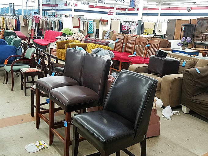 Take a seat and stay awhile! This chair collection is like a United Nations assembly of furniture styles.