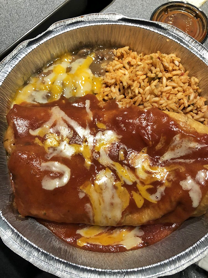 Tex-Mex meets BBQ in perfect harmony! This hearty chimichanga is like a flavor-packed present wrapped in a crispy tortilla bow.