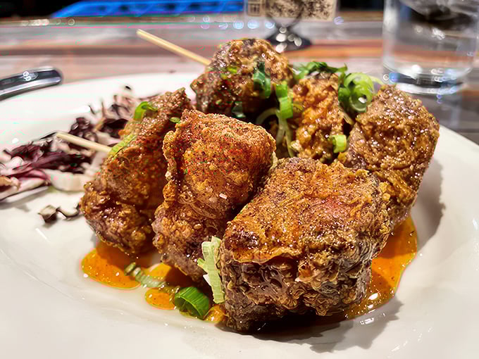 Chicken fried bacon: Because sometimes, regular bacon just isn't indulgent enough. Your arteries may protest, but your taste buds will rejoice.