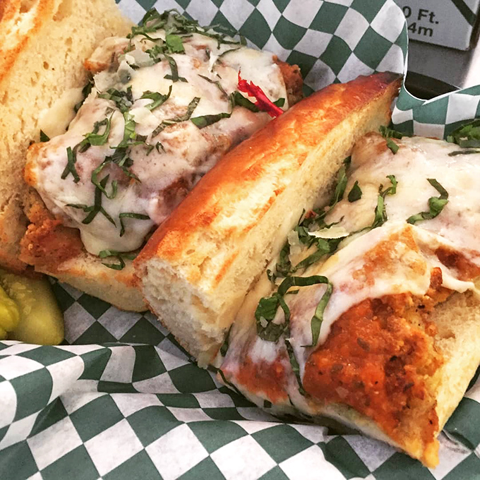 Chicken Parm, you taste so good! This sandwich is like a warm hug from your Italian grandmother, if she were a culinary genius.