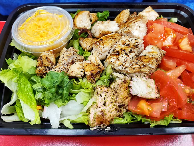 Who said salads can't be exciting? This chicken salad is proof that healthy eating doesn't have to be a snooze fest. It's like a party in a bowl!