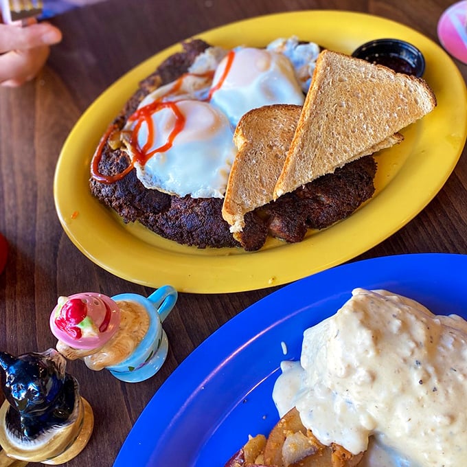 Corned beef hash: Where nostalgia meets deliciousness. This hearty dish is like a time machine for your taste buds, transporting you to simpler times with every savory bite.