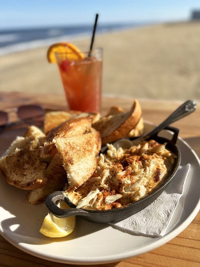 This crab dip is the beach vacation your taste buds have been dreaming about – creamy, indulgent, and utterly irresistible.