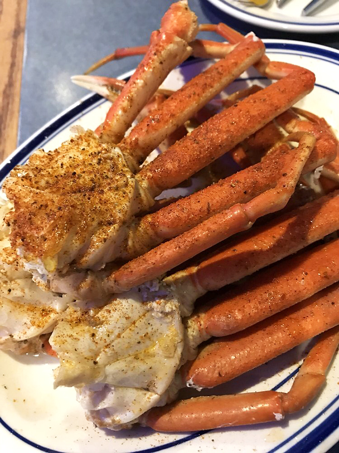 Crab legs fit for a king (or queen)! Crack these babies open and prepare for a flavor explosion that'll transport you to seafood nirvana.