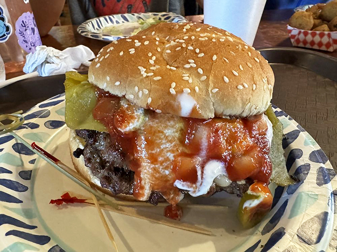 The "Double Great Big One" - because sometimes, one great big one just isn't enough. It's a burger built for champions!