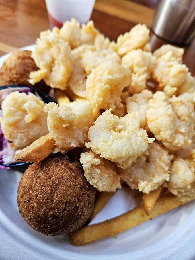 Fried shrimp so good, you'll want to high-five the chef. Crispy, juicy, and ready for their close-up!