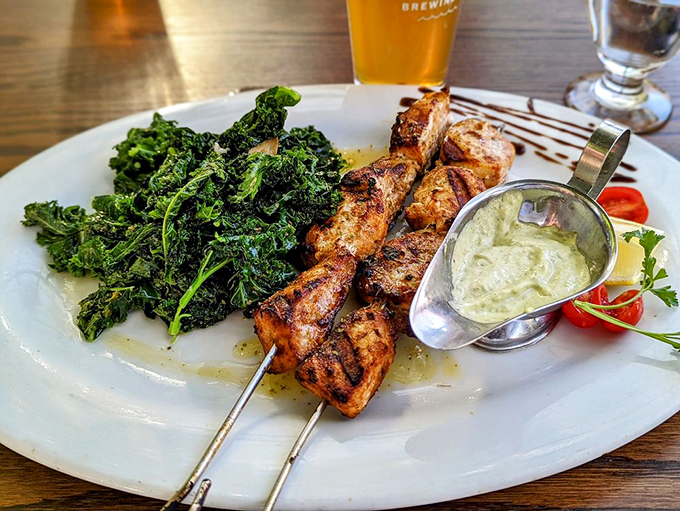 Swordfish kebabs: the ocean's answer to meat on a stick! Grilled to perfection and ready to joust with your taste buds.