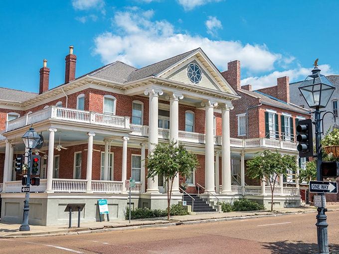 Guest House Mansion Inn: Columns, balconies, and enough Southern charm to make you say "y'all" involuntarily. It's like Downton Abbey's sassy Southern cousin.