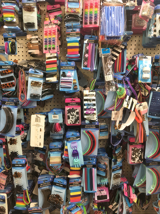 A rainbow explosion of hair accessories&mdash;enough options to change your look daily for a month without repeating or refinancing.