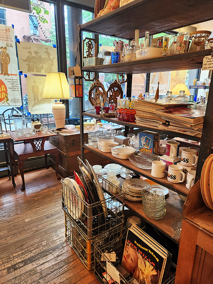 Kitchenware that's seen more dinner parties than Julia Child. Each piece whispers tales of bygone feasts.