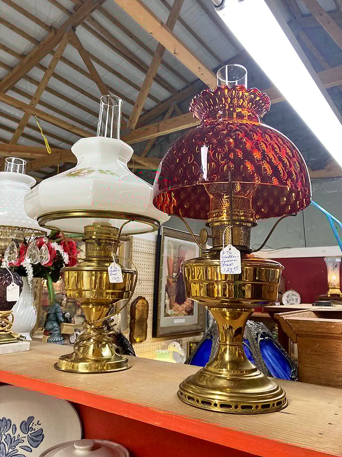Illuminating the past, one ornate lamp at a time. These gilded beauties could turn any room into a Victorian parlor or a steampunk adventurer's lair.